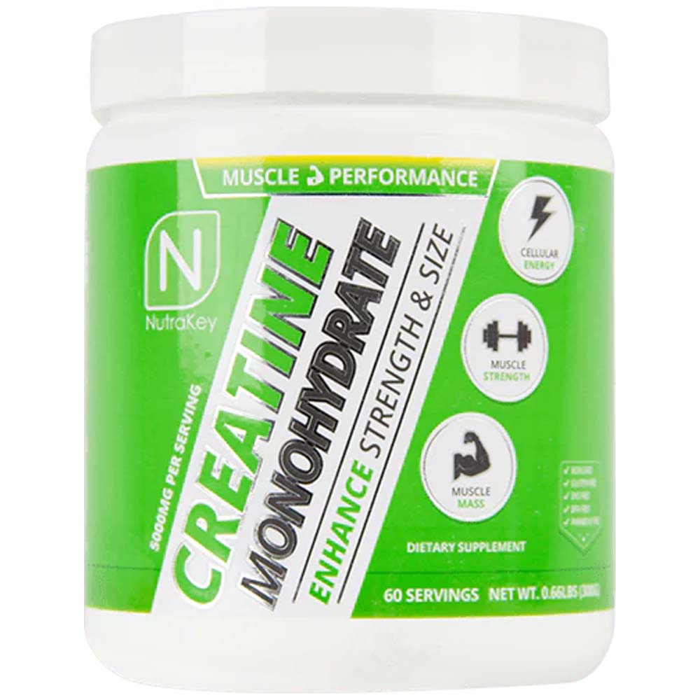 Creatine Monohydrate, Unflavored, 300 Gm, NutraKey – Welzo GCC